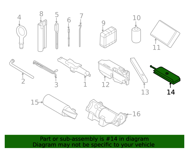 LR027109 - Warning Triangle - 2014-2020 Land-Rover | Land Rover Parts Now