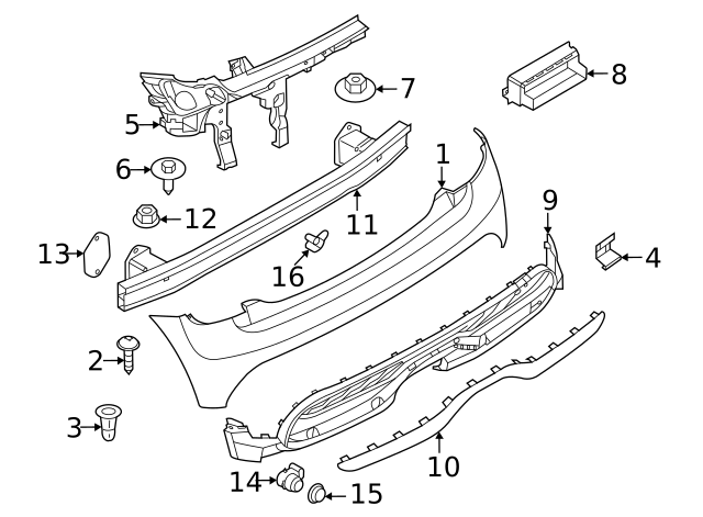 51-12-5-A3C-9B9 - Trim - 2022 Mini Cooper | BMWPartsHub