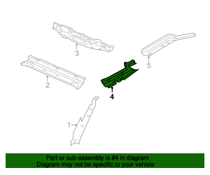 2018-2019 Jeep Wrangler Rear Molding 6BR65TX7AB | TascaParts.com