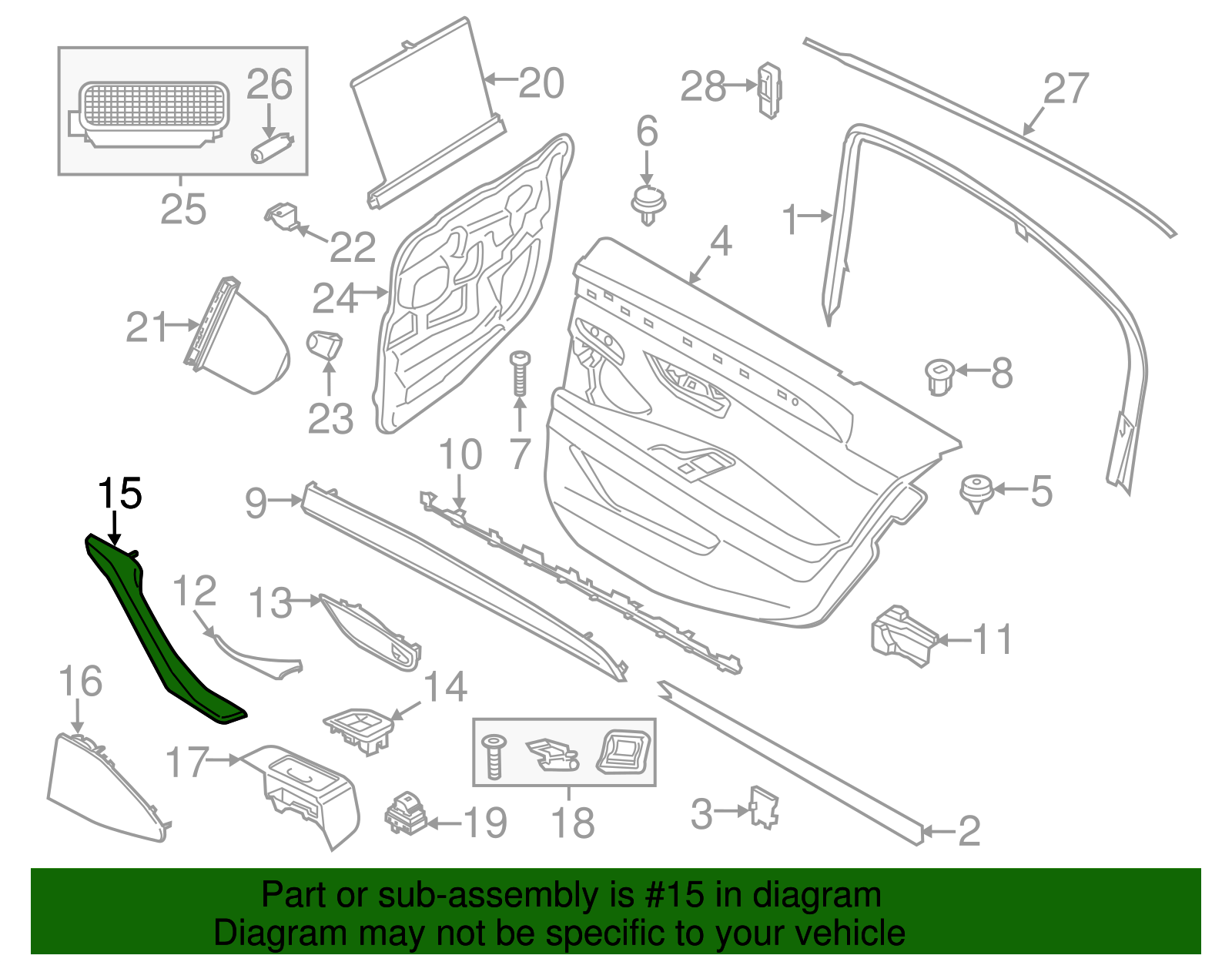 51-41-7-225-862 - Pull Handle - 2011-2016 BMW | BMW Parts Exchange