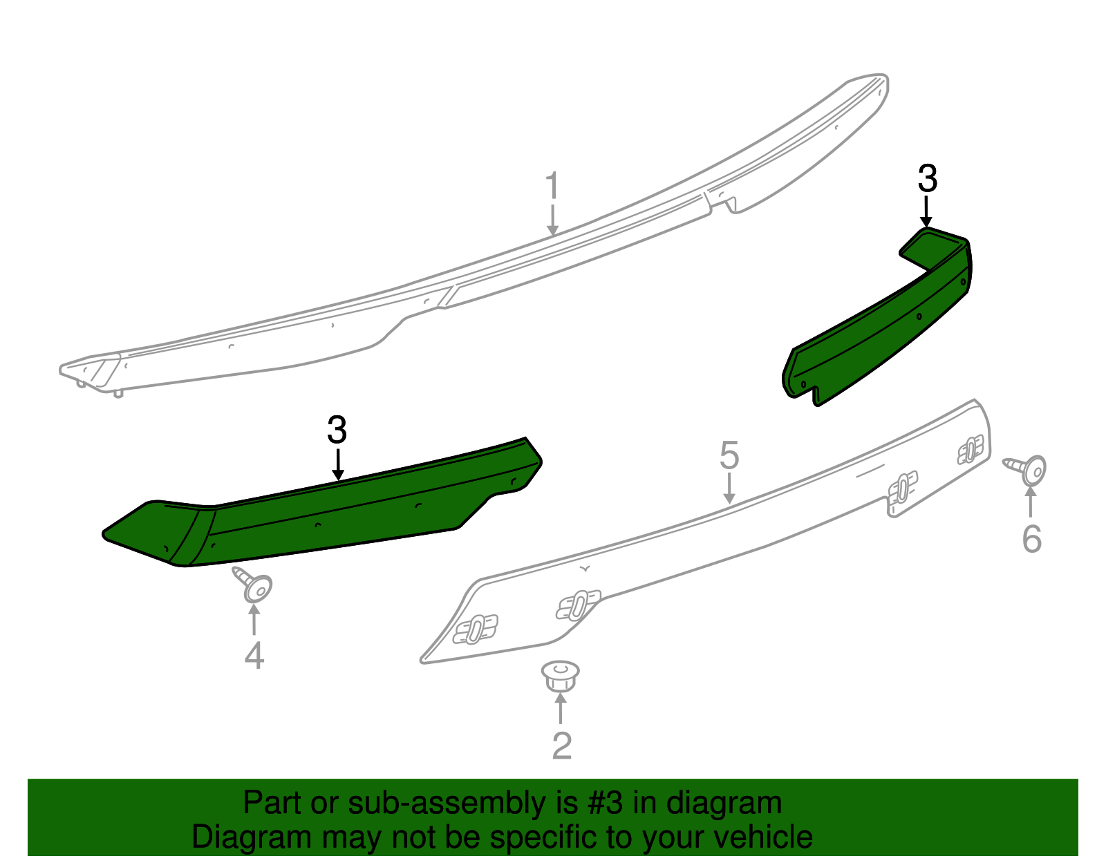84127954 - Spoiler, Decklid 2016-2019 Chevrolet Corvette | Gateway ...