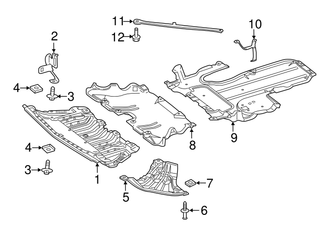2017-2020 Mercedes-Benz Front Shield 213-520-42-00 | Mercedes Star Parts