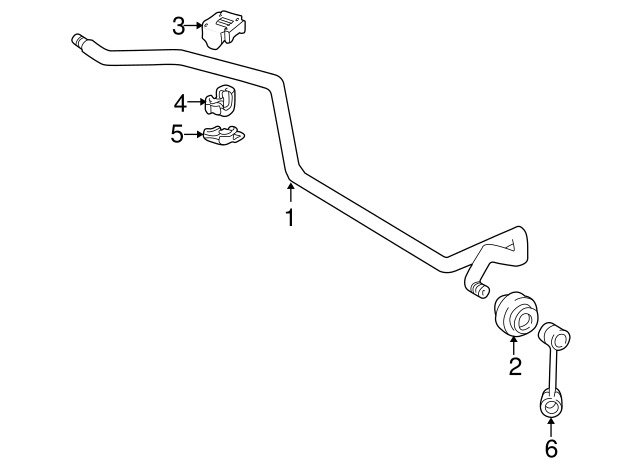 210-323-45-65 - Suspension Stabilizer Bar 1996-2002 Mercedes-Benz ...