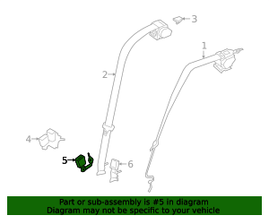 Genuine BMW 72-11-7-442-031 | Buckle End | FREE Shipping on Most Orders ...