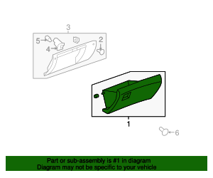 22832082 GM Glove Box Assembly | GM Parts Store