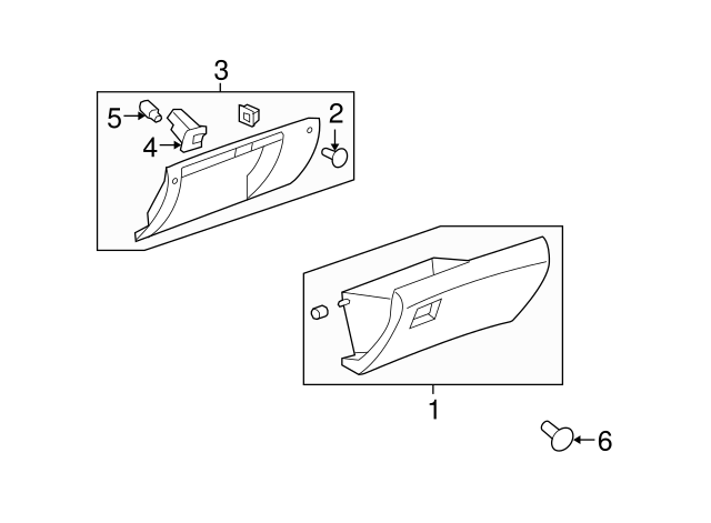 22832082 GM Glove Box Assembly | GM Parts Store