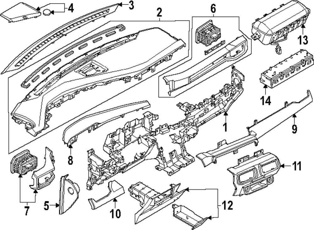 PR3Z-6304480-AA - 2024 Ford Mustang - Side Panel | My Ford Parts