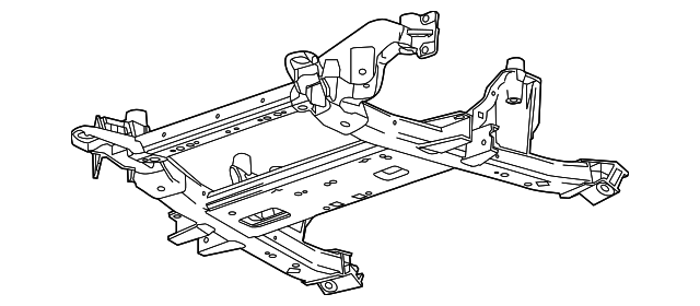 2020-2022 Cadillac CT5 Drivetrain and Front Suspension Cradle 84779052 ...