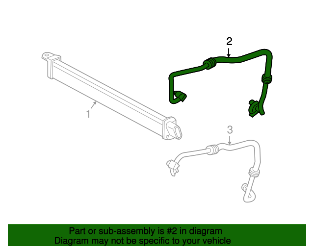 17-22-7-535-741 - Engine Oil Cooler Line 2006-2008 BMW ...