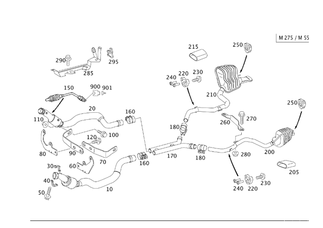 2004-2012 Mercedes-Benz Facing 230-490-07-27 | Mercedes-Benz Parts