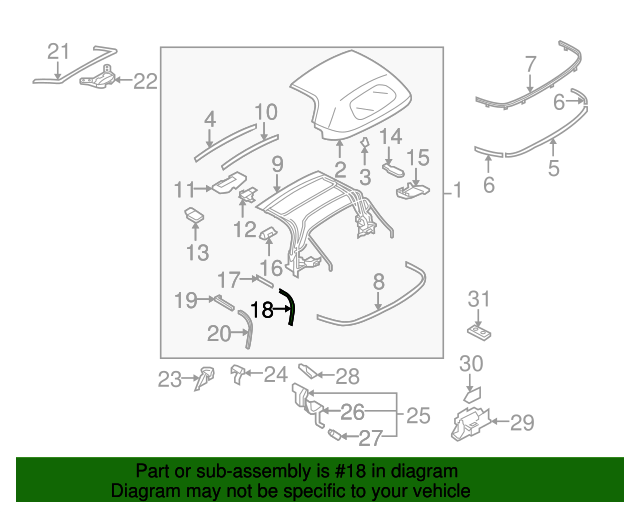 NE51-R1-462A - Lower Retainer - 2006-2015 Mazda MX-5 Miata | MazdaSwag