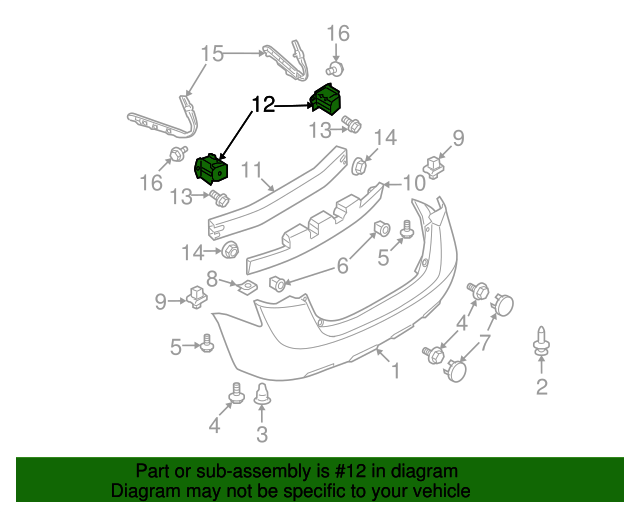 85211-JM00A - Stay 2008-2015 Nissan | Nissan Parts & Accessories Online