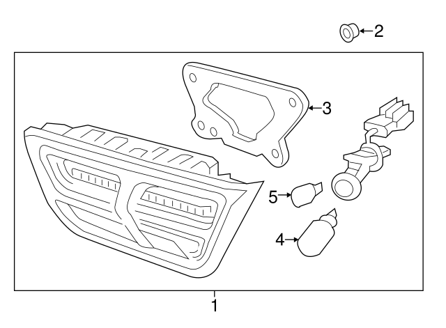 18643-16004N - Backup Lamp Bulb 2003-2024 Kia | Kia.Parts Store