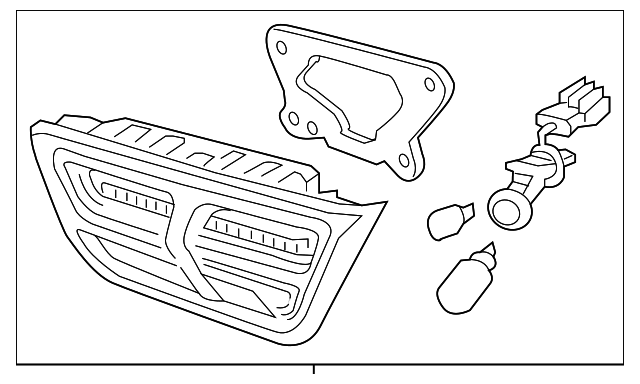 92404-D5000 - Backup Lamp Assembly 2016-2020 Kia Optima | Kia.Parts Store