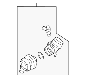 1K0-129-635-A - Engine Air Intake Hose Adapter 2010-2014 Volkswagen ...