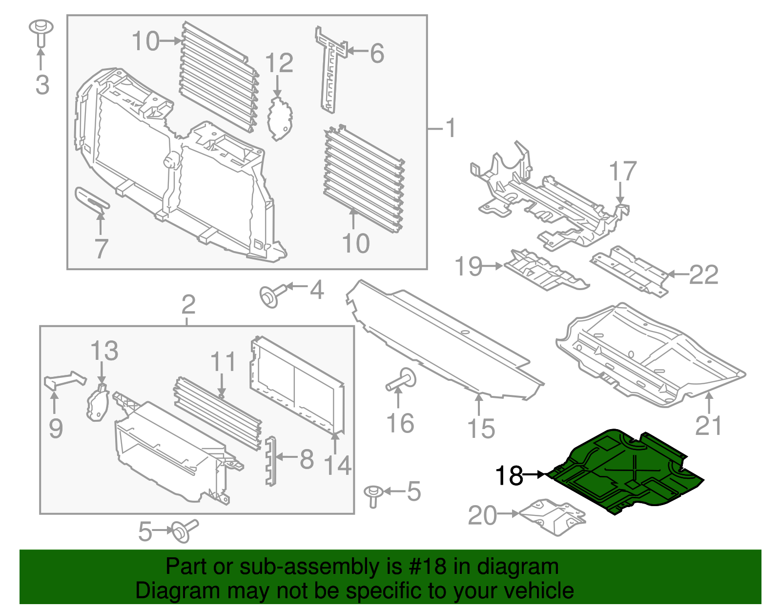 FL3Z-5D032-E - 2015-2023 Ford F-150 - Splash Shield | Ford OEM Parts Outlet