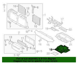 2015-2023 Ford F-150 Splash Shield fl3z5d032e | TascaParts.com
