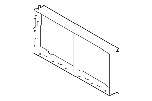 FL3Z-8327-B - Radiator Support Air Deflector 2015-2020 Ford F-150 ...