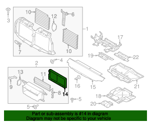 FL3Z-8327-B - Radiator Support Air Deflector 2015-2020 Ford F-150 ...