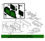 2015-2017 Ford F-150 15 thru 17 F-150 OEM Ford Upper Radiator Grille ...