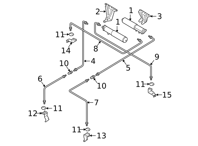 2019-2024 Audi Suspension Self-Leveling Unit Accumulator 8W0-616-887 ...
