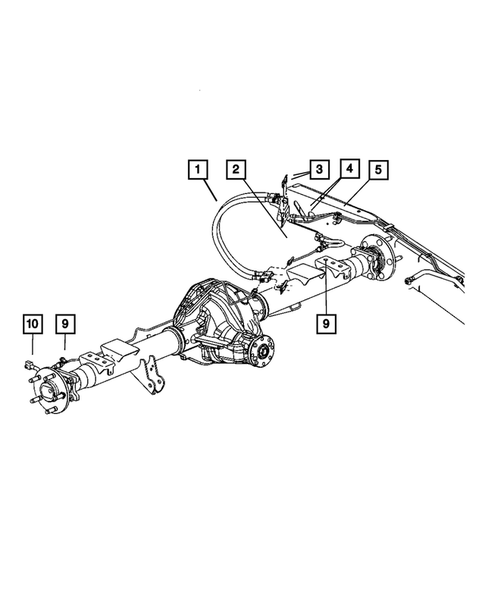 Brake Lines and Hoses for 2007 Dodge Ram 1500 | Mopar Factory Parts
