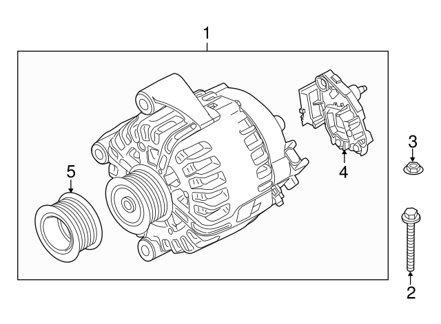 OEM BMW Voltage Regulator For 2006-2013 BMW - Part# 12-31-8-510-090 ...