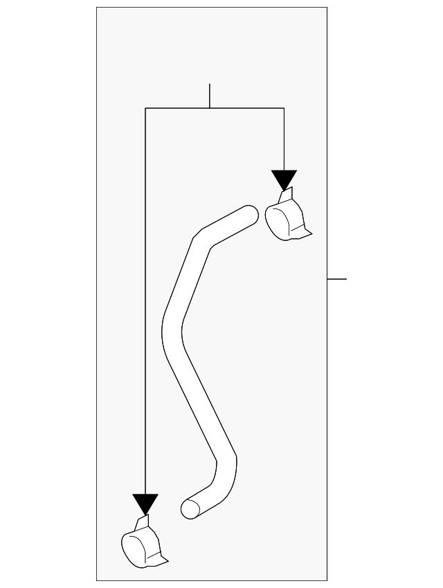 2006-2012 Hyundai Elantra Lower Hose 25415-2H100 | OEM Parts Online