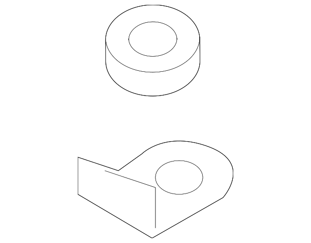 Genuine OEM Radiator Assembly Upper Bracket Part# 25333-2H000 Fits 2007 ...