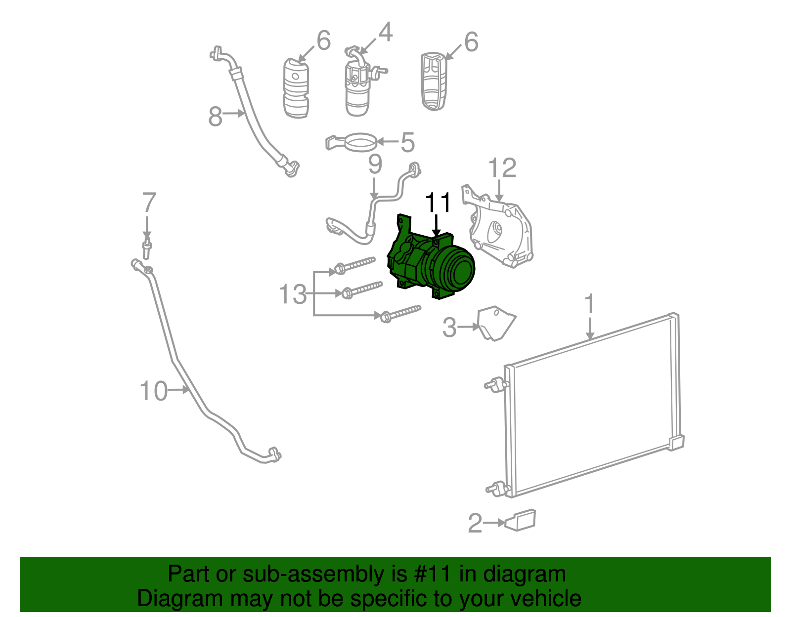 2003-2025 GM GM 85692945 Compressor Kit | GM Outlet