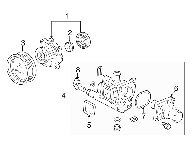 2011-2018 Chevrolet Housing 25199824 GM | GMPartsDirect.com