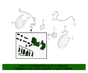 2019-2024 Nissan Caliper Assembly D4000-6CA3B | My Nissan Part