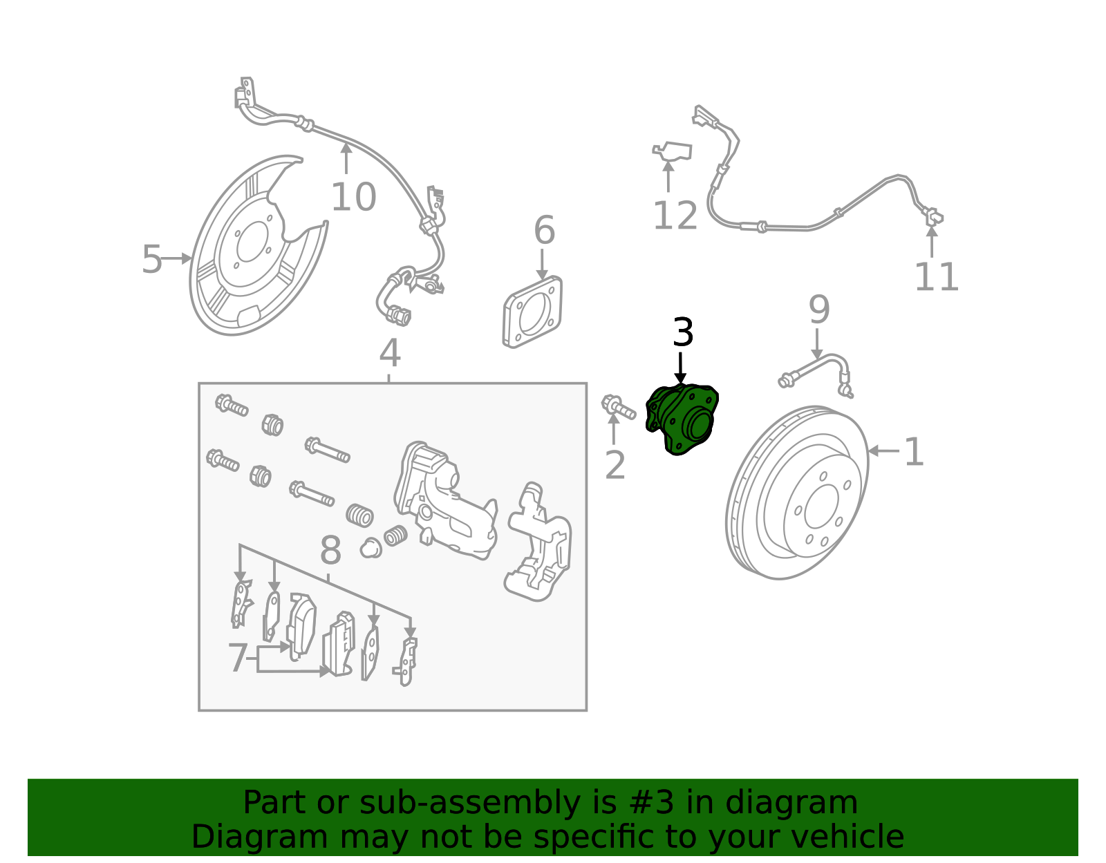 43202-5R01A - 2021-2024 Nissan Kicks - Hub Assembly | Anicra Nissan Parts