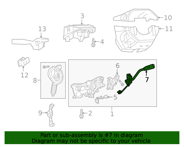 2019-2021 Ram Shift Lever 6PB752X7AC | TascaParts.com