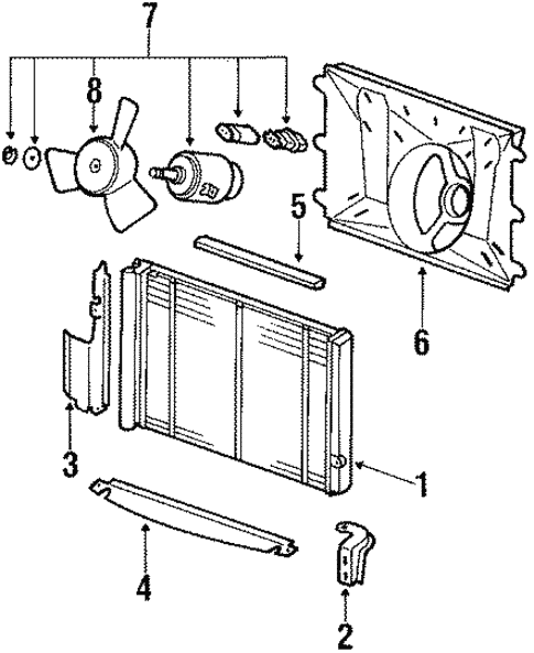 Radiator & Components for 1984 Volkswagen Vanagon | OEM Parts Online