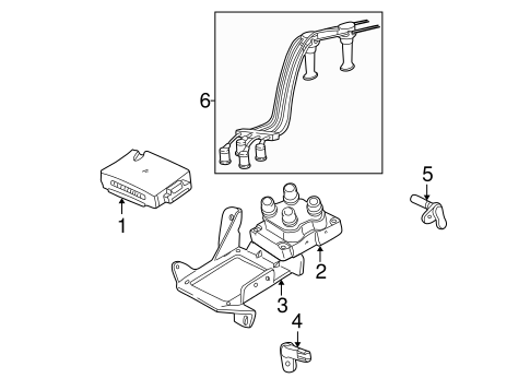 Ignition System for 2001 Ford Focus | Ford Parts Catalog