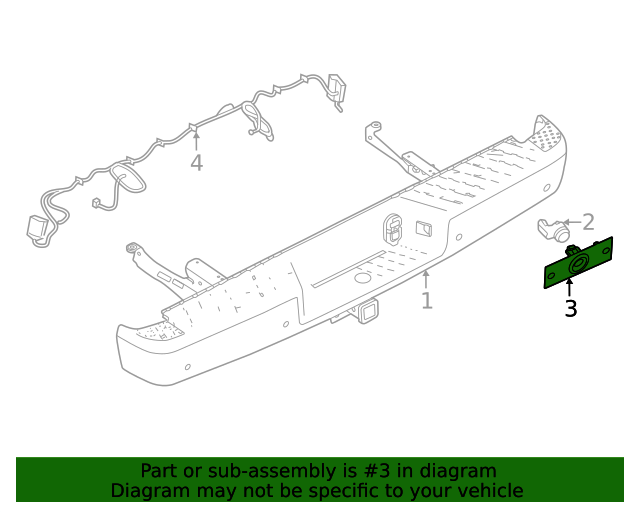 2020-2021 Nissan Park Sensor Retainer 28533-9FV1B | Nissan Parts Plus