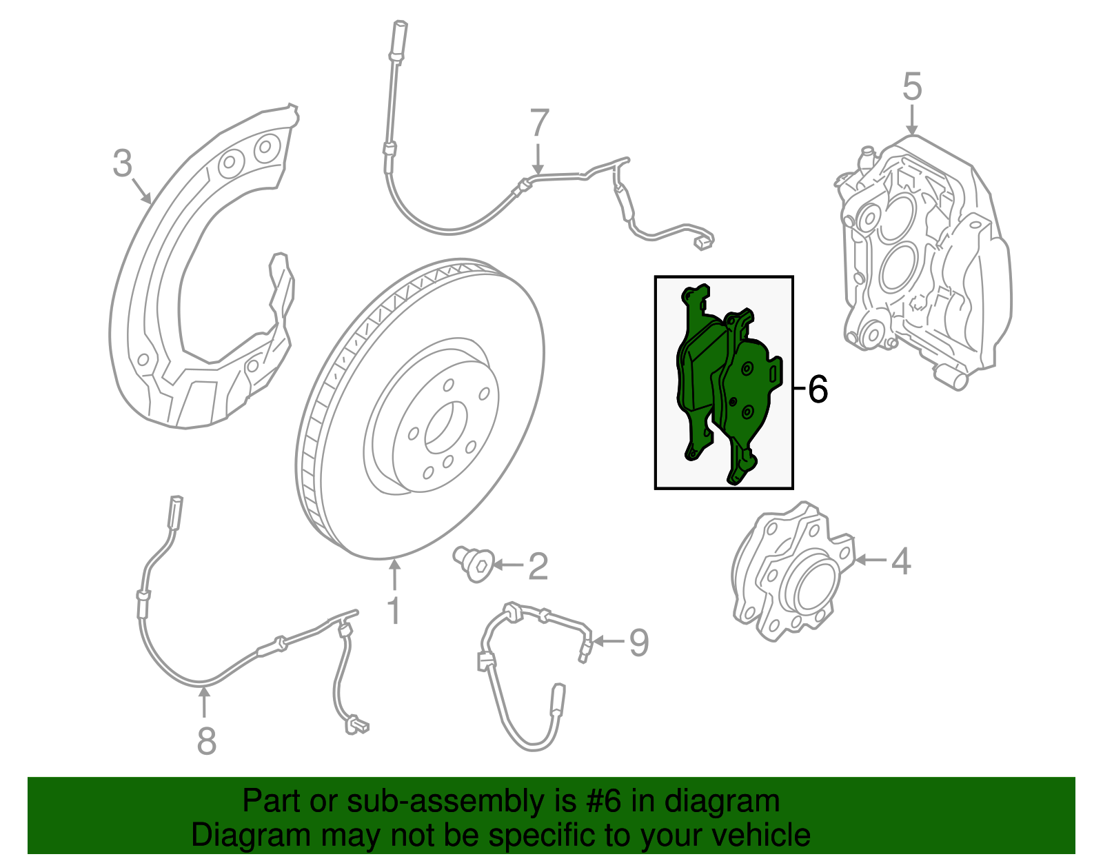 34116883469 - 2018-2020 BMW Disc Brake Pad Set (34-11-6-883-469) | BMW ...