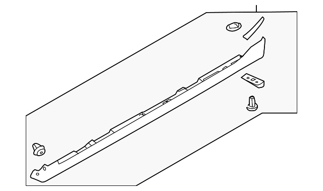 2012-2013 Mazda 3 Rocker Molding BBN5-51-P40A-70 | QuirkParts