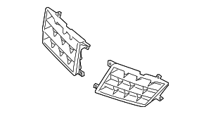 2008-2010 Nissan Rogue Inner Grille 62059-JM00A | QuirkParts