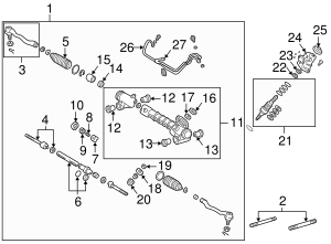 45470-59045 - Outer Tie Rod - 2001-2006 Lexus LS430 | DiscMonster