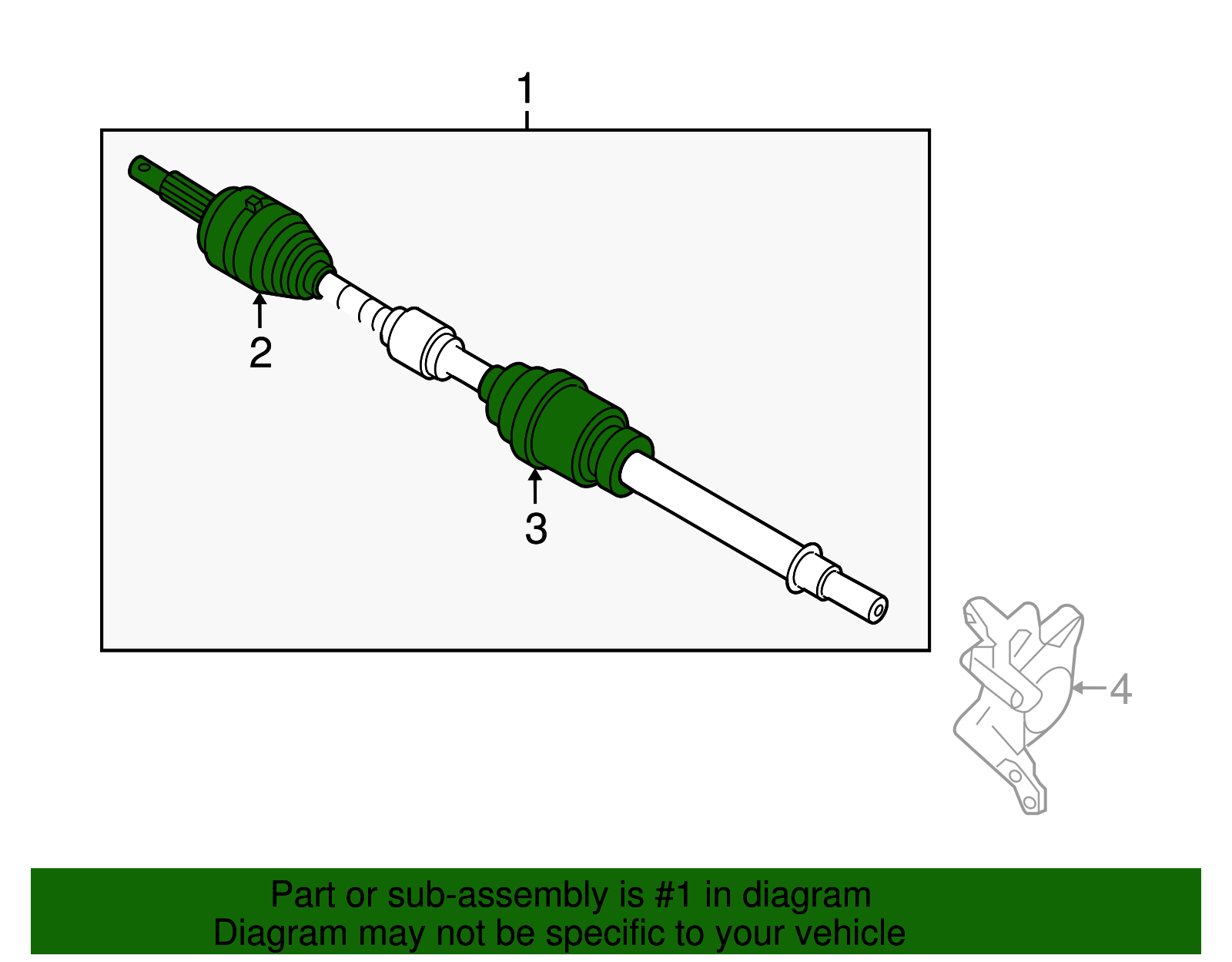 2013-2018 Nissan Altima Value Advantage™ CV AXLE FR LH C9101-3NT0JNW ...