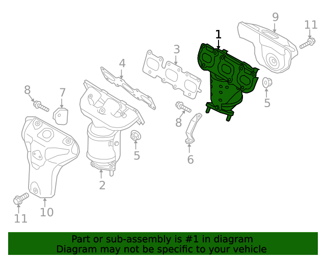 2020-2022 Hyundai Palisade Mnfd W/Converter 28510-3L290 | OEM Parts Quick