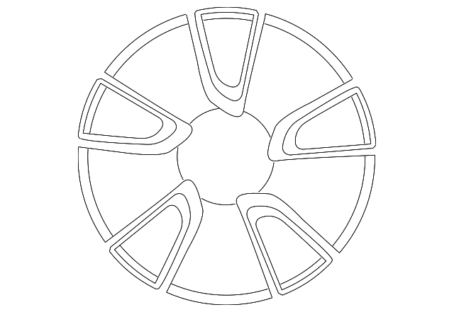 253-401-60-00-7X21 - Wheel Alloy (21 Inch) multi-spoke - Silver - Rear ...