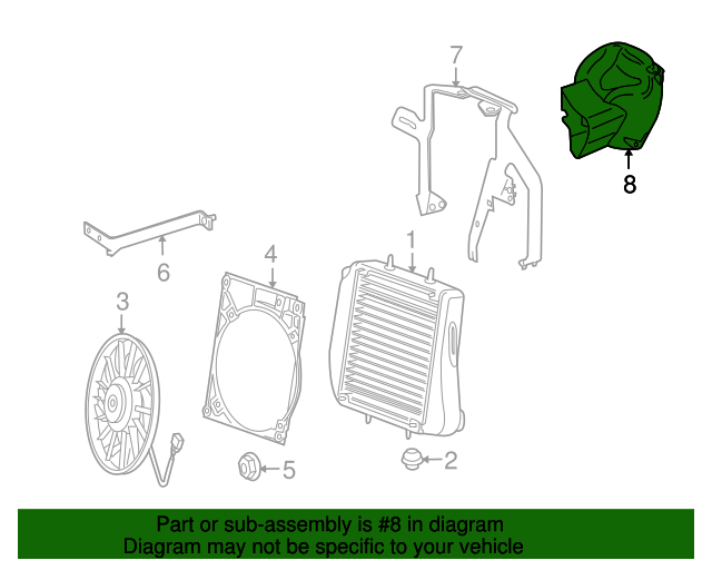 211-505-23-30 - Baffle 2007 Mercedes-Benz CLS 63 AMG® | Mercedes-Benz ...