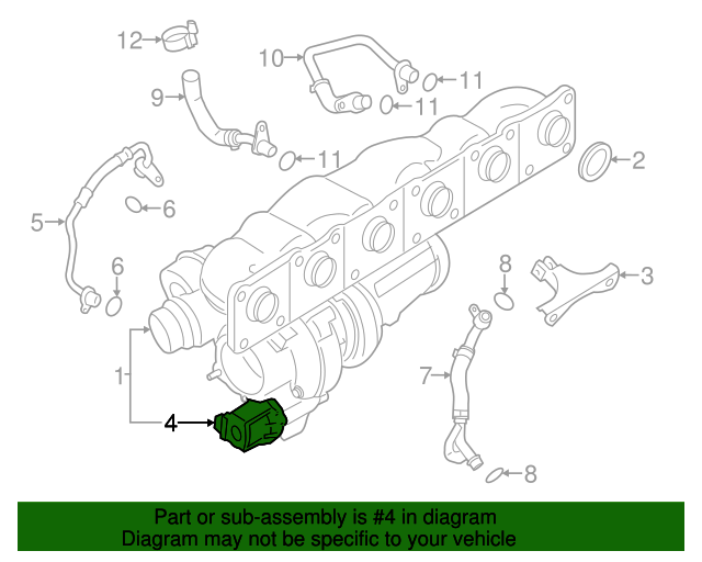 11658659883 - 2013-2018 BMW Turbocharger Wastegate Actuator (11-65-8 ...