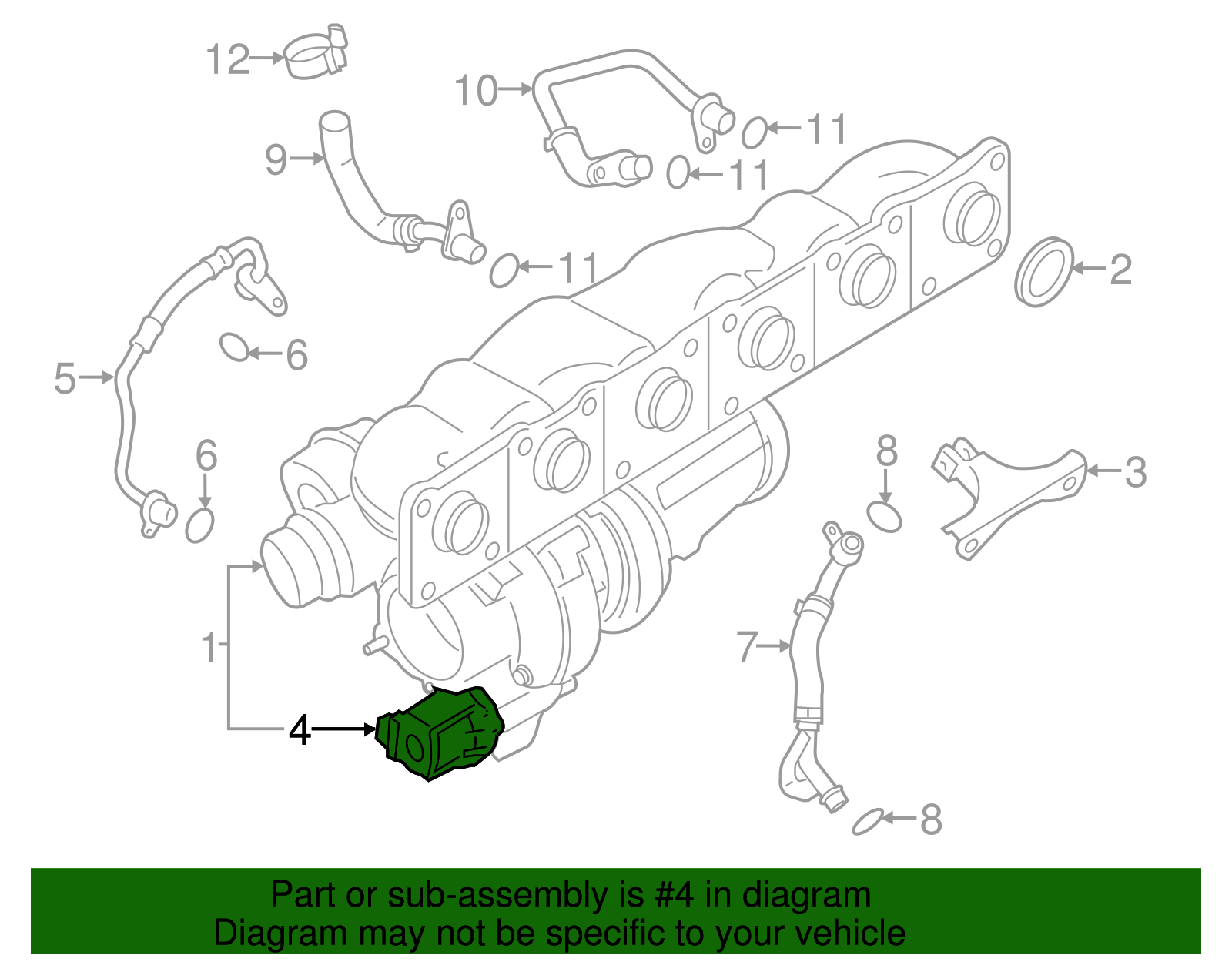 11-65-8-659-883 - Turbocharger Wastegate Actuator - 2013-2018 BMW | BMW ...