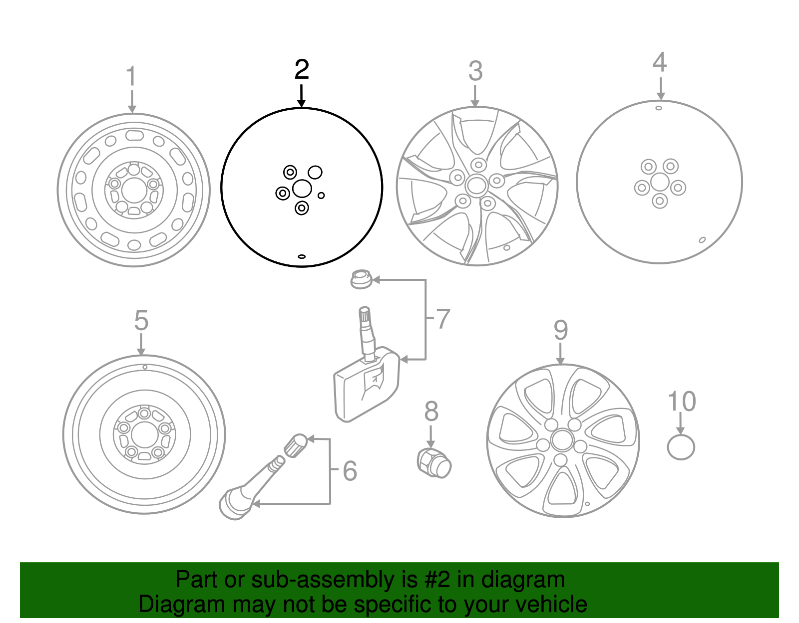 2010-2012 Mazda 3 Wheel, Alloy 9965-87-6560 | Retail Performance Auto Parts