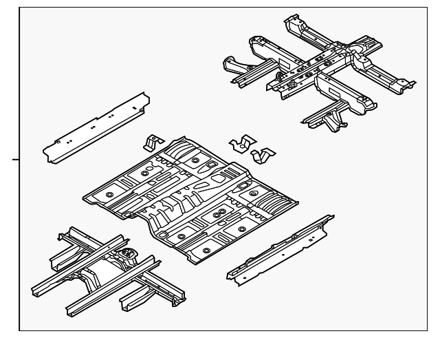 65100-C6000 - Floor Pan 2016-2020 Kia Sorento | Kia.Parts Store