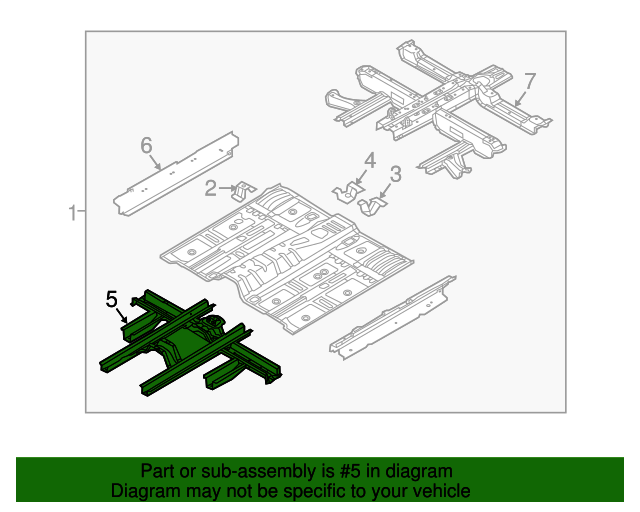 65200-C6000 - Front Cross-Member 2016-2020 Kia Sorento | Kia.Parts Store
